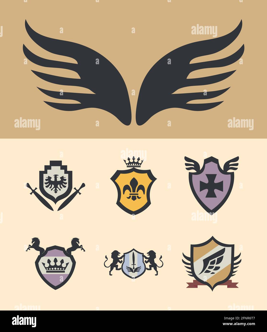 The seven of swords Stock Vector Images - Alamy