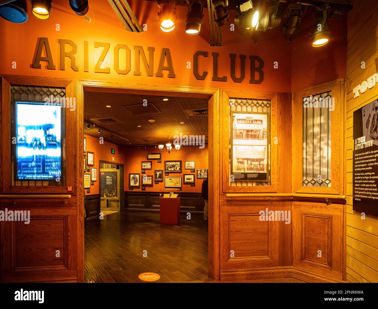 Las Vegas, FEB 15, 2021 - Interior view of The Mob Museum Stock Photo ...