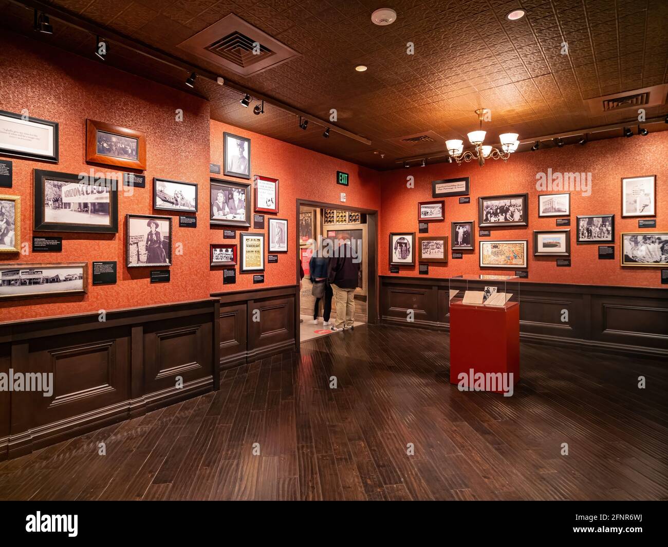Las Vegas, FEB 15, 2021 - Interior view of The Mob Museum Stock Photo ...