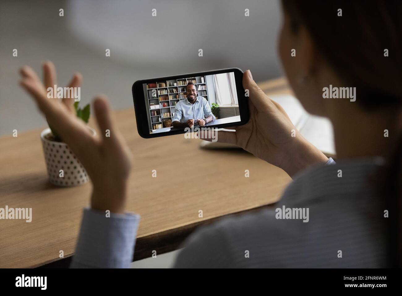 Teenager interview tutor hi-res stock photography and images - Alamy