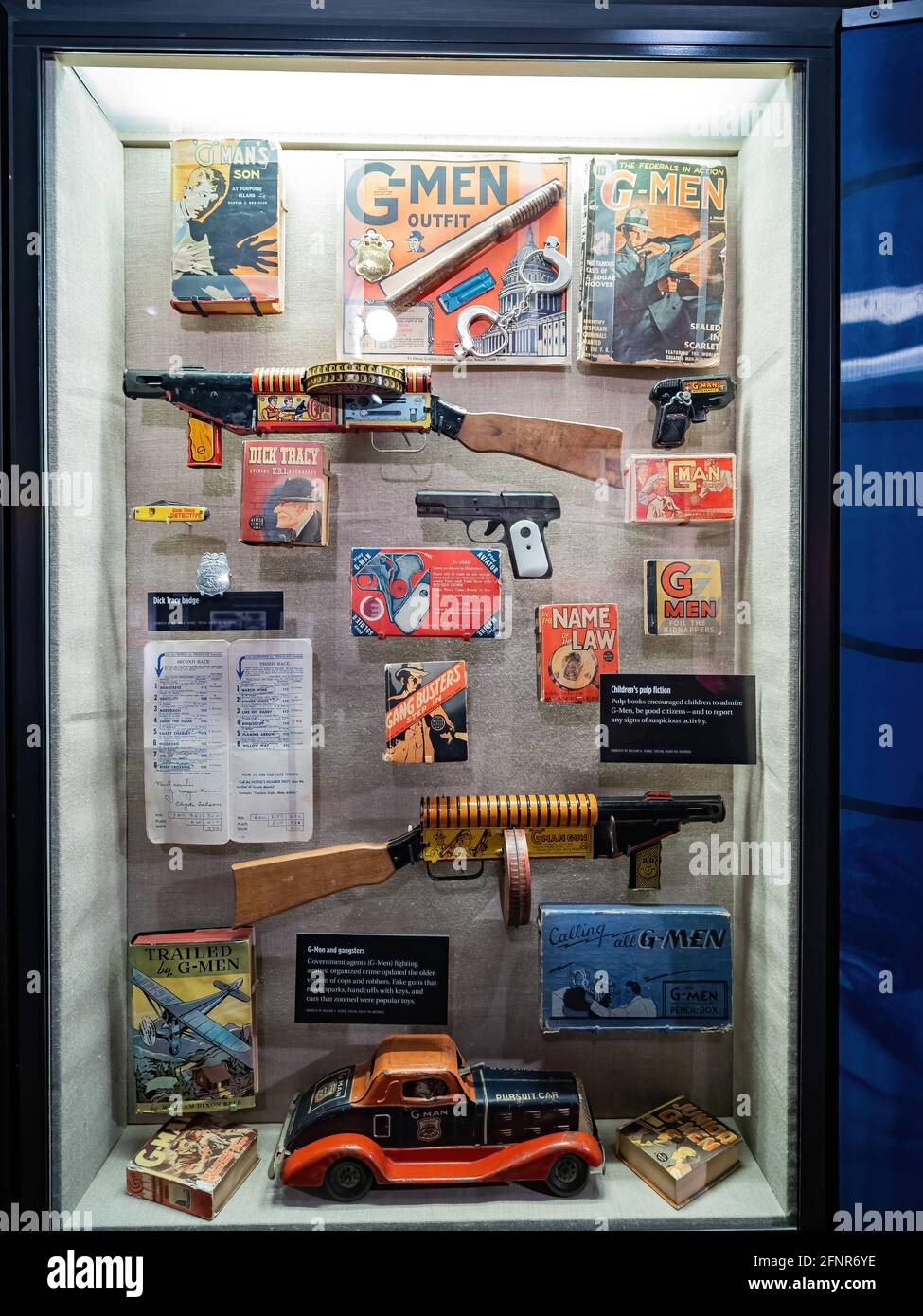 Las Vegas, FEB 15, 2021 - Interior view of The Mob Museum Stock Photo ...