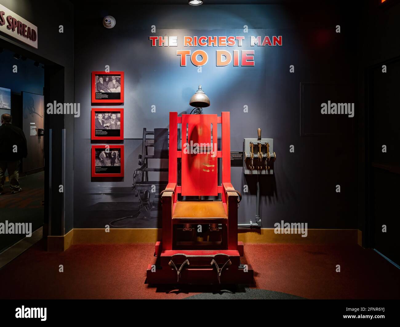 Las Vegas, FEB 15, 2021 - Interior view of The Mob Museum Stock Photo ...
