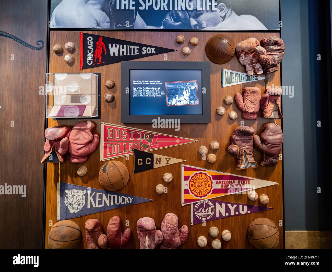 Las Vegas, FEB 15, 2021 - Interior view of The Mob Museum Stock Photo ...