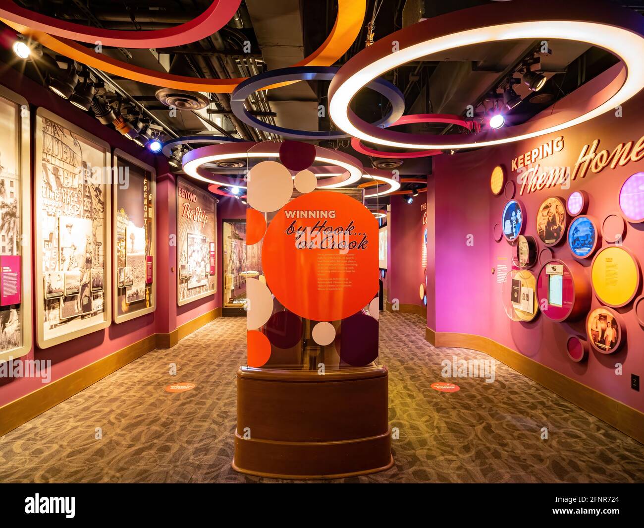 Las Vegas, FEB 15, 2021 - Interior view of The Mob Museum Stock Photo ...