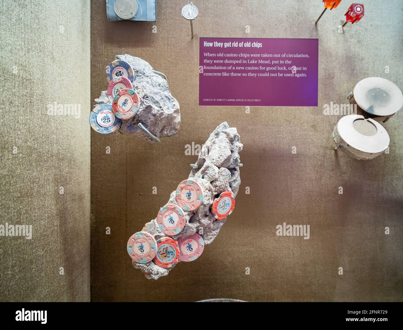 Las Vegas, FEB 15, 2021 - Interior view of The Mob Museum Stock Photo ...