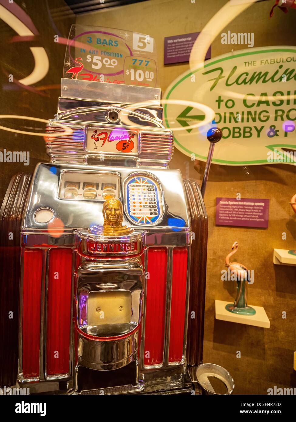 Las Vegas, FEB 15, 2021 - Interior view of The Mob Museum Stock Photo ...