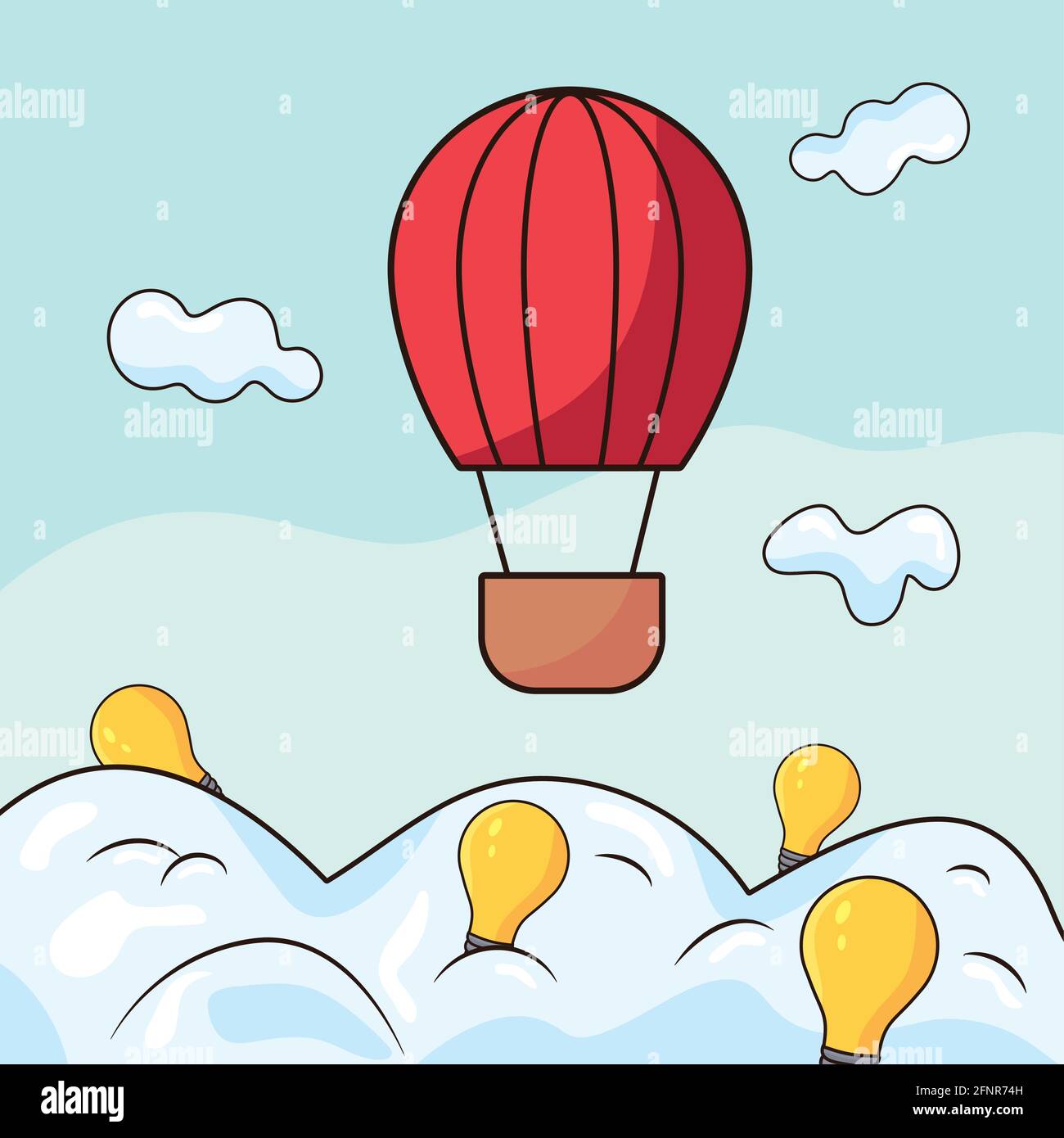 creative balloon air Stock Vector Image & Art - Alamy