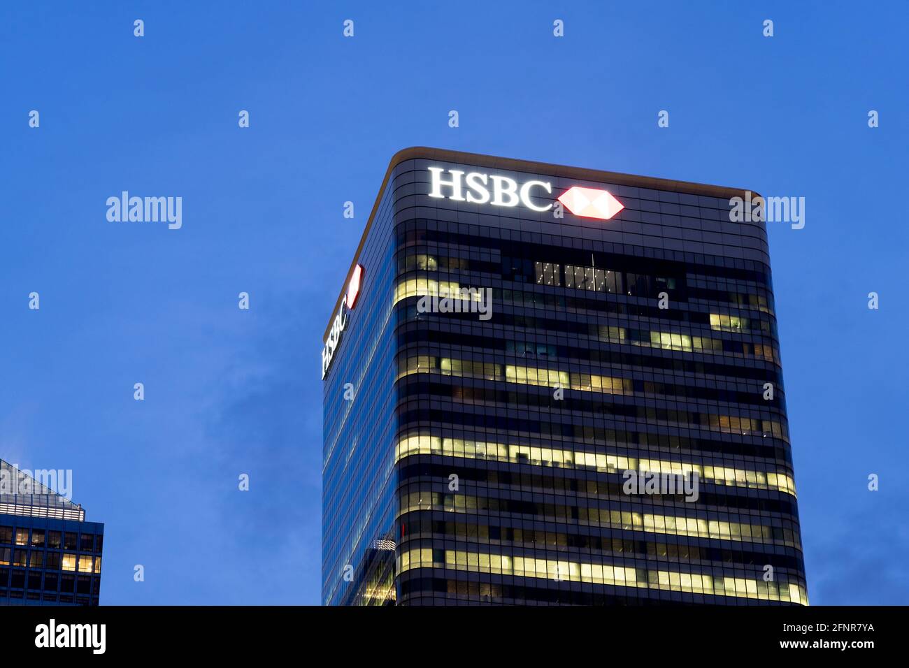 Hsbc Building Night