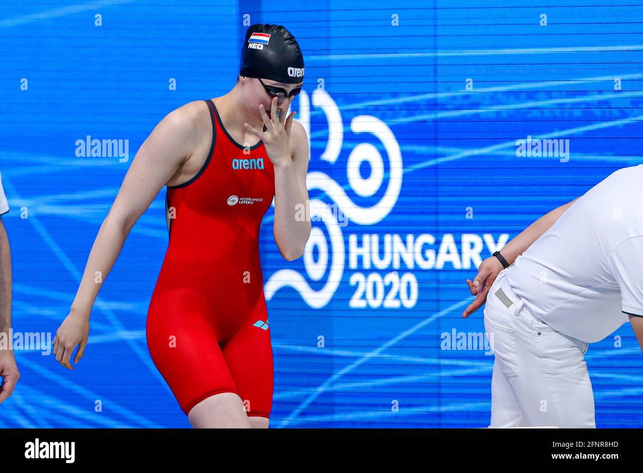 BUDAPEST, HUNGARY - MAY 18: Rosey Metz of the Netherlands competing at ...
