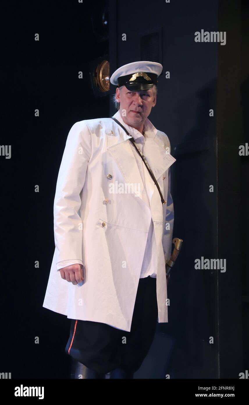 March 15, 2021. - Russia, Moscow. - Lenkom Theatre. 'Memorial Prayer ...