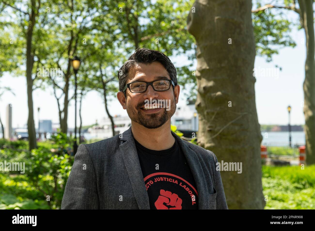 New York, NY - May 18, 2021: Carlos Menchaca attends Mayoral candidate ...