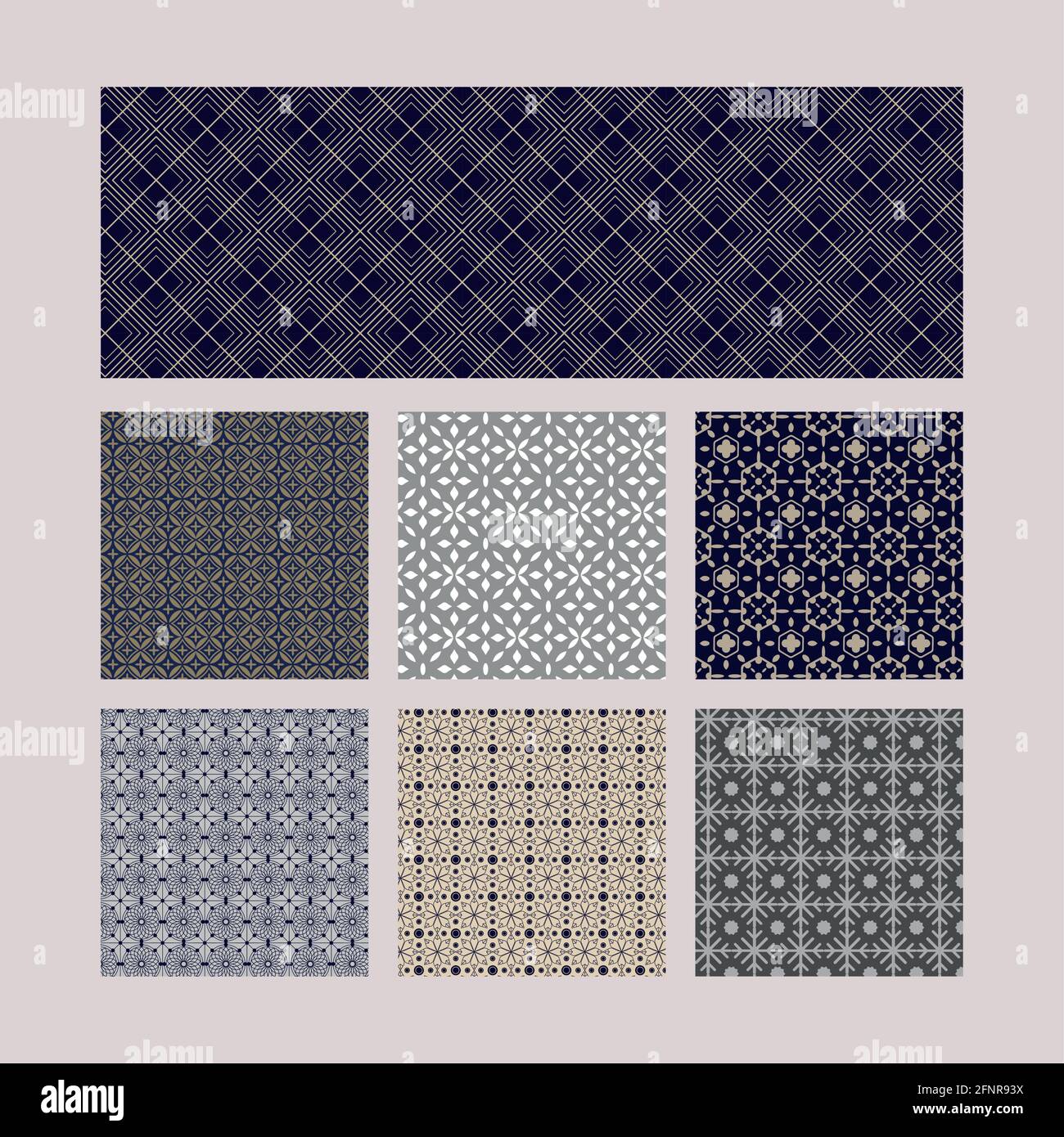 Seven ornamental Stock Vector Images - Alamy