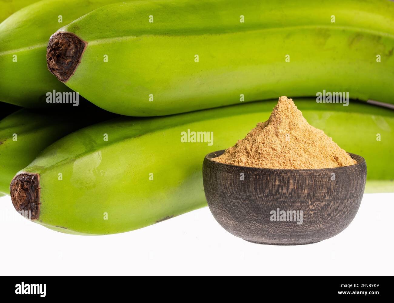 Starch rich banana flour - Healthy food Stock Photo - Alamy