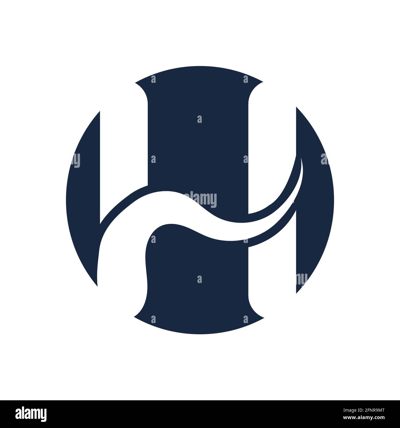 creative Letter H logo icon design template Stock Vector Image & Art ...