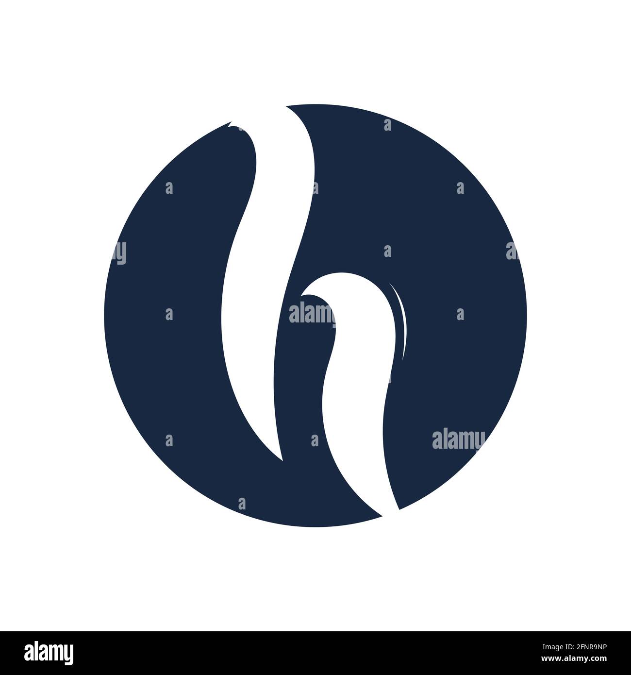 creative Letter H logo icon design template Stock Vector Image & Art ...