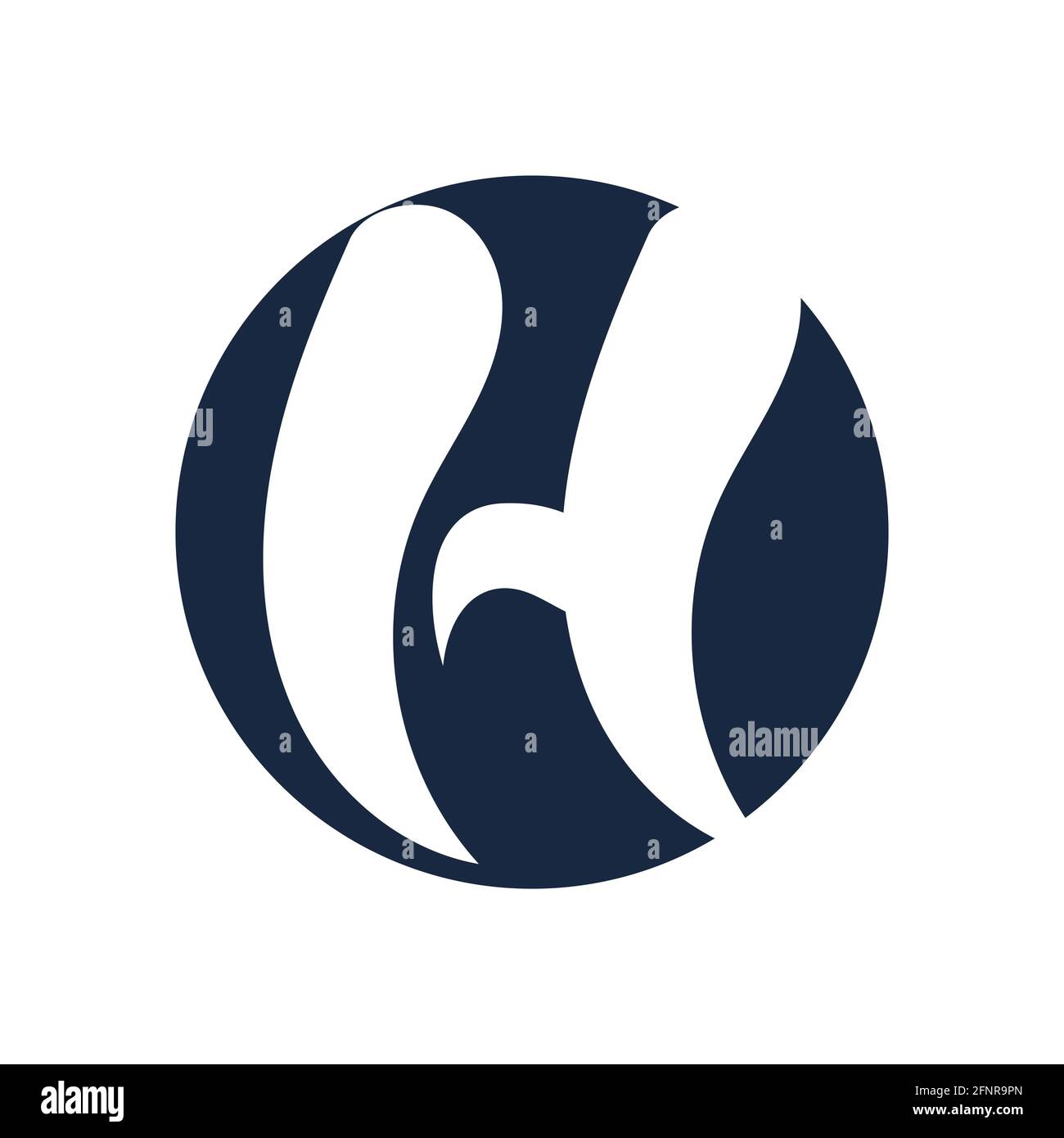 creative Letter H logo icon design template Stock Vector Image & Art ...