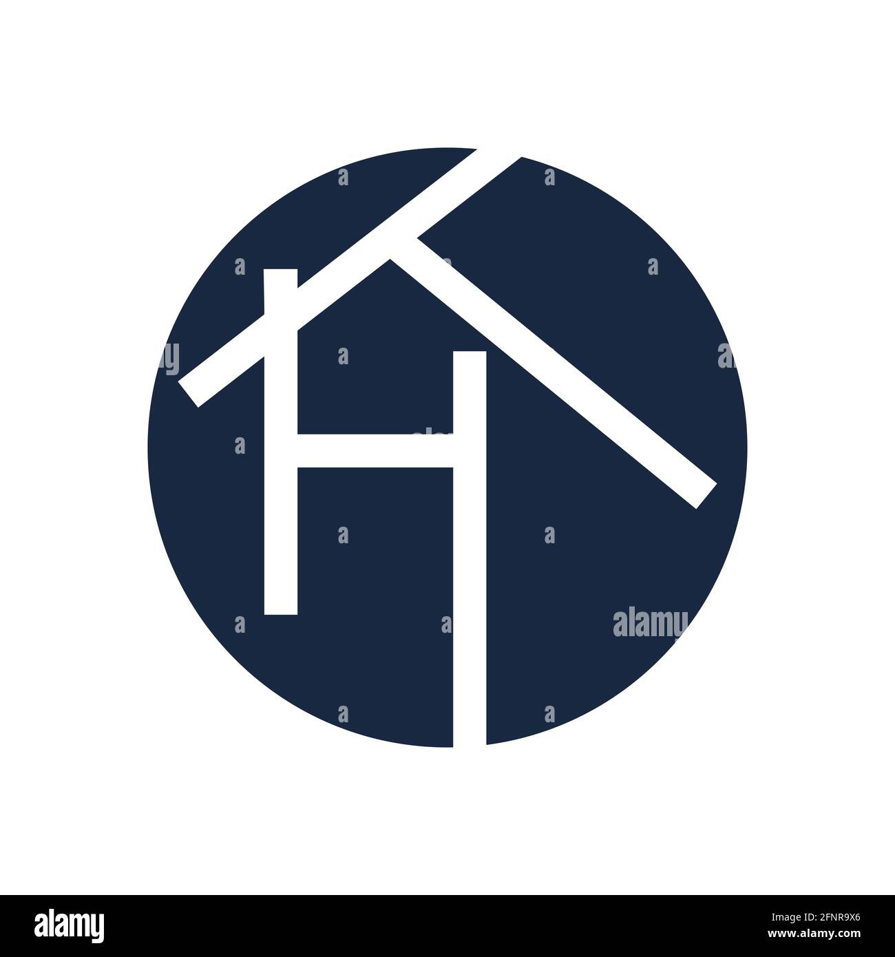 creative Letter H logo icon design template Stock Vector Image & Art ...