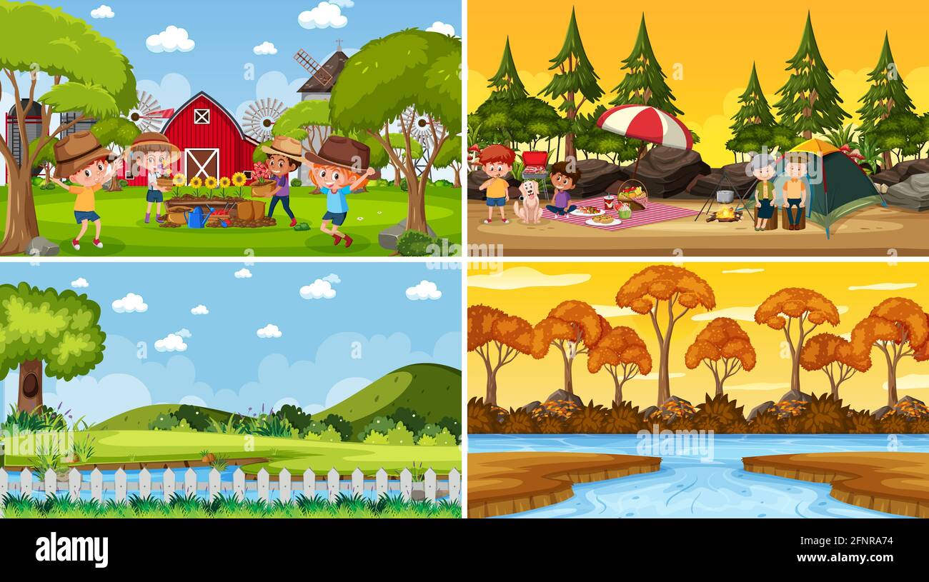 Action scenes Stock Vector Images - Alamy