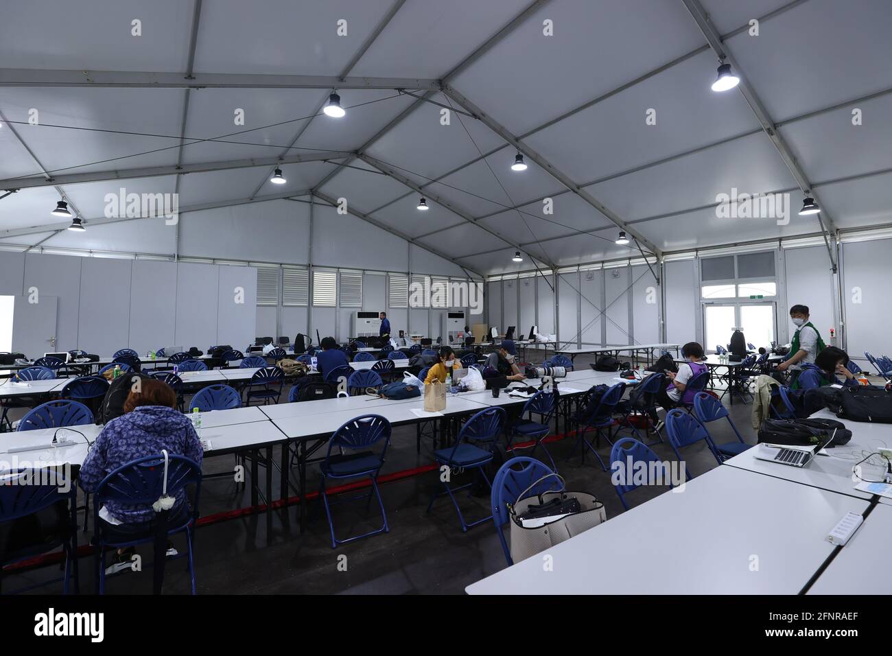 Tokyo, Japan. 18th May, 2021. General view Shooting : READY STEADY ...