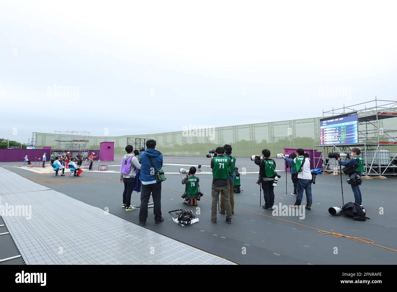 Tokyo, Japan. 18th May, 2021. General view Shooting : READY STEADY ...