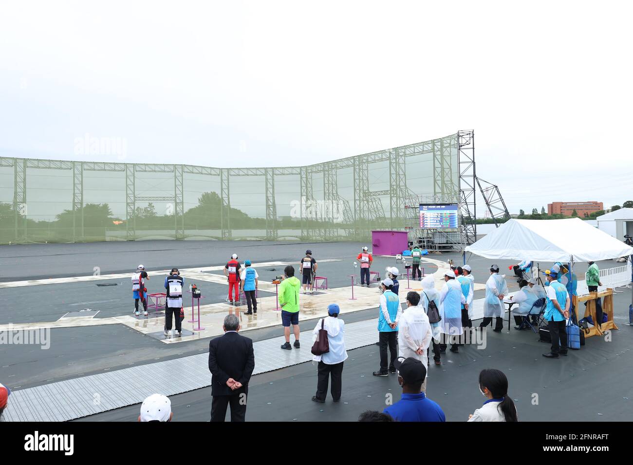 Tokyo, Japan. 18th May, 2021. General view Shooting : READY STEADY ...