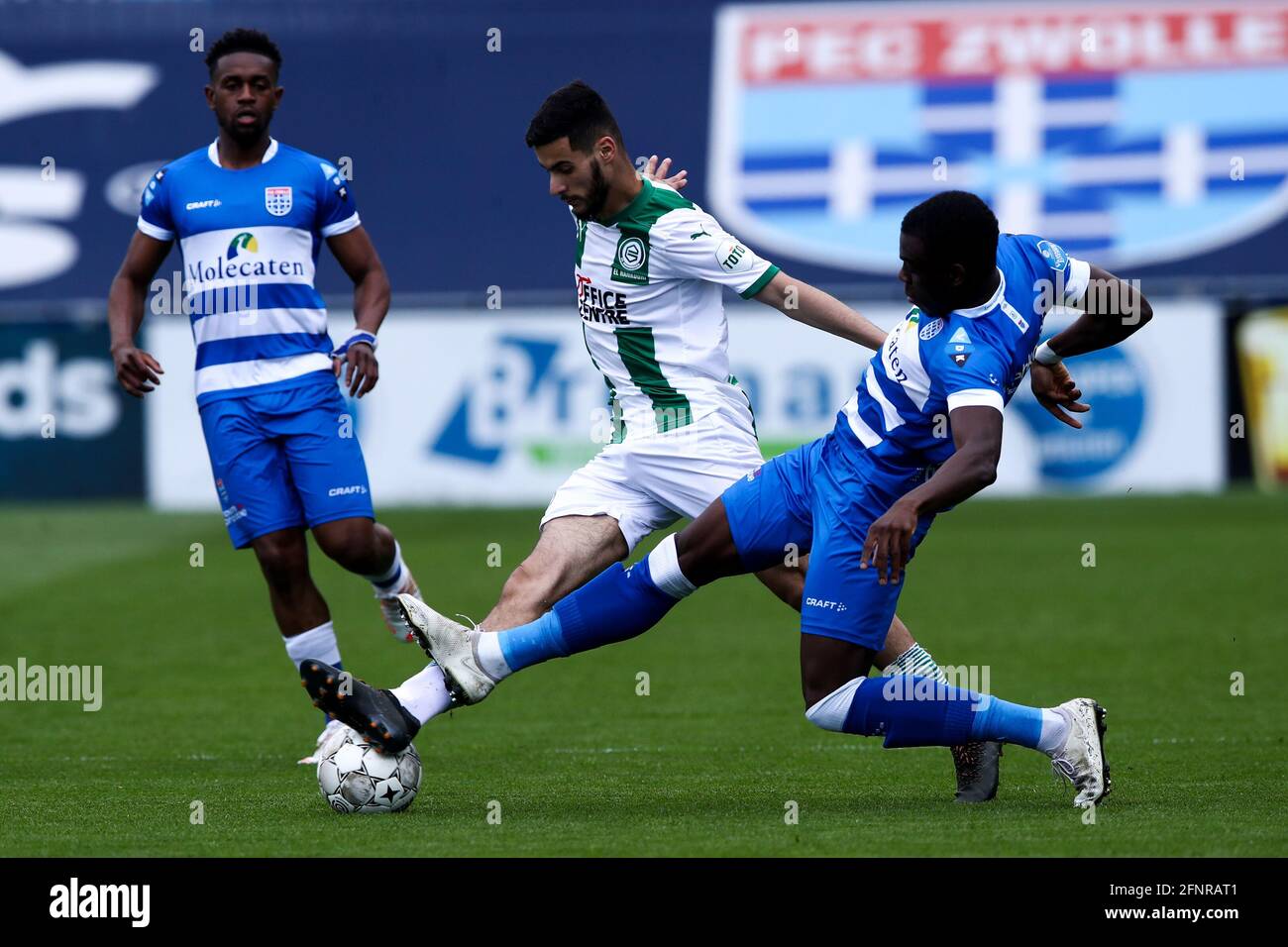 ZWOLLE, NETHERLANDS - MAY 16: Mo El Hankouri of FC Groningen during the ...