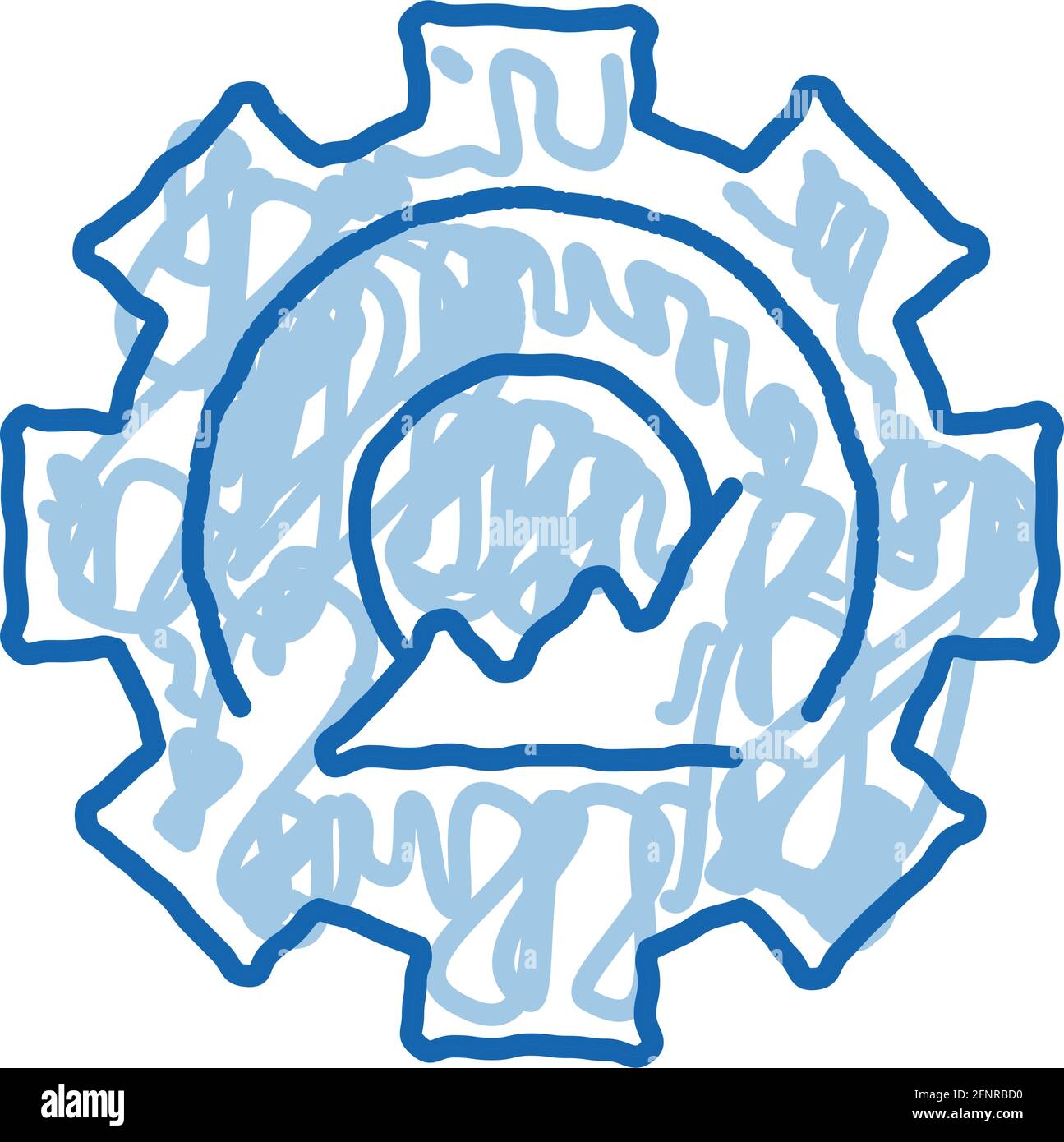 process policy doodle icon hand drawn illustration Stock Vector Image ...
