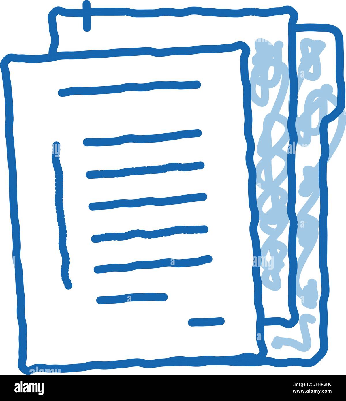 paper policy doodle icon hand drawn illustration Stock Vector Image ...