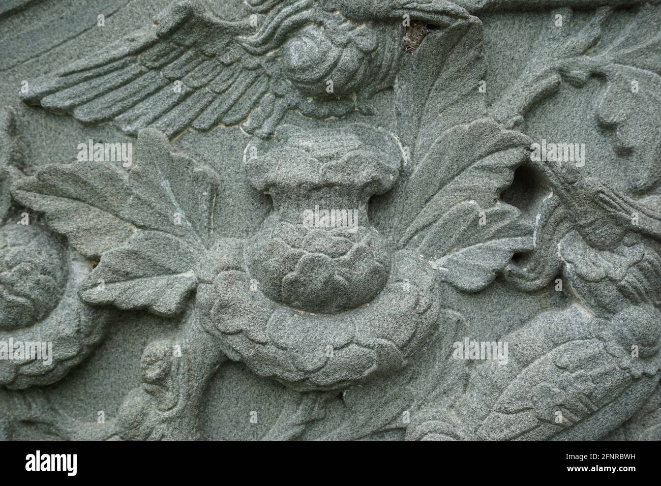 The beautiful relief on the stone Stock Photo - Alamy