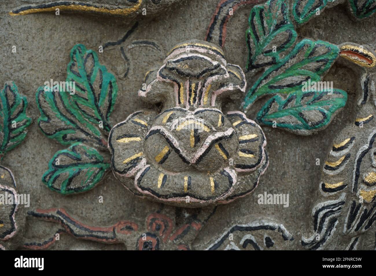 The beautiful relief on the stone Stock Photo - Alamy