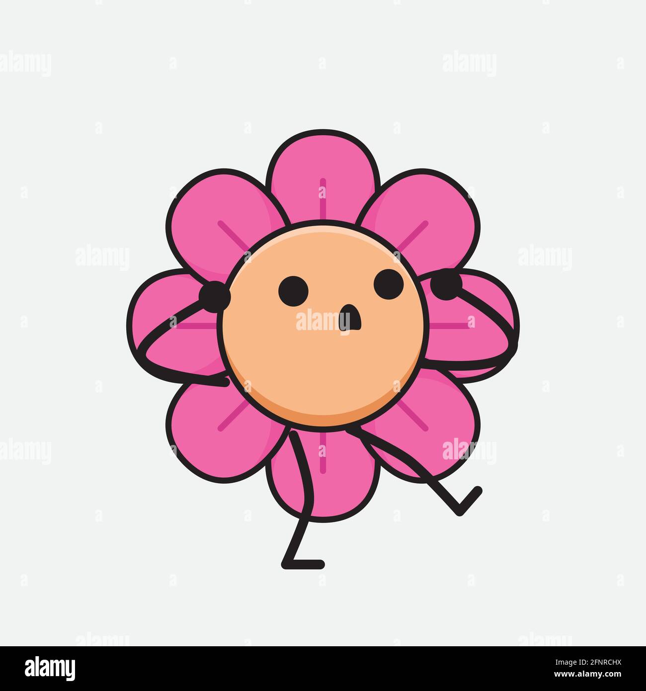 Animated Flower With Face