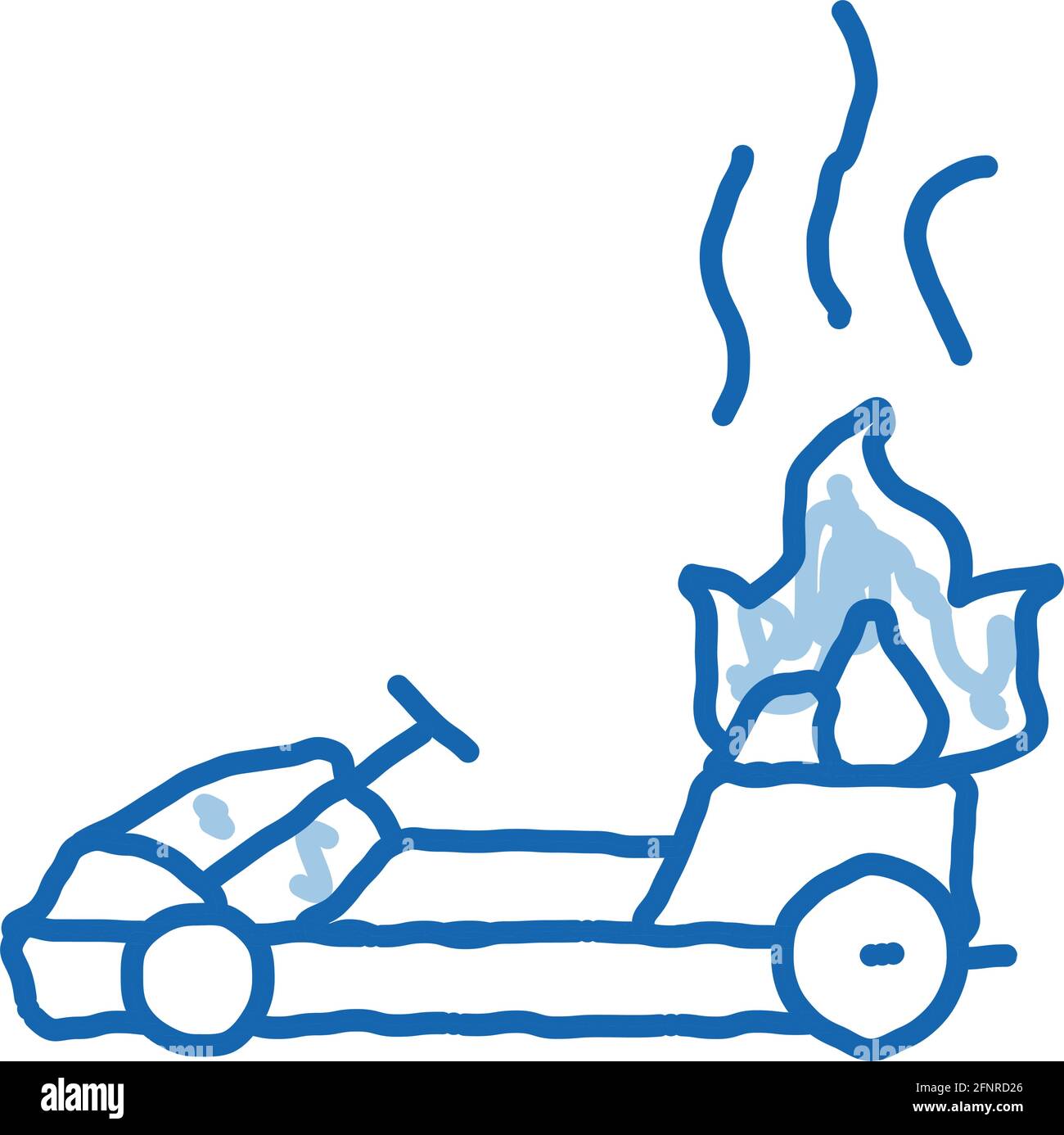 Fire kart Cut Out Stock Images & Pictures - Alamy
