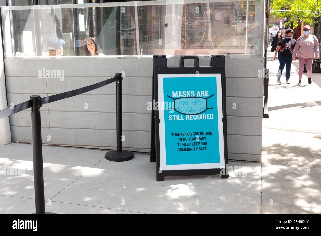 Masks still required hi-res stock photography and images - Alamy