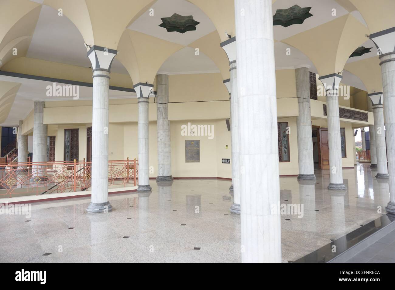 The porch of the great mosque of kediri city Stock Photo - Alamy