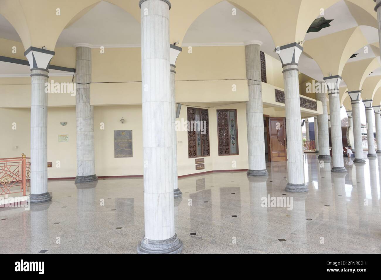 The porch of the great mosque of kediri city Stock Photo - Alamy