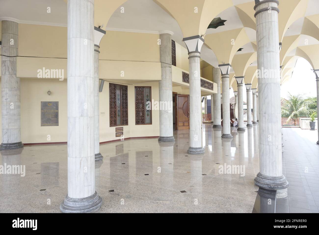 The porch of the great mosque of kediri city Stock Photo - Alamy