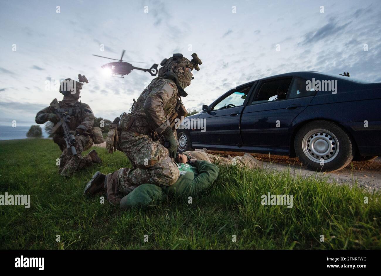 Calw, Germany. 10th May, 2021. Commandos of the German Armed Forces ...