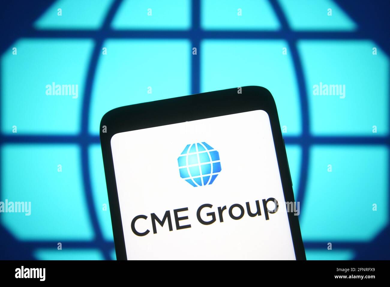 In this photo illustration the CME Group (Chicago Mercantile Exchange ...