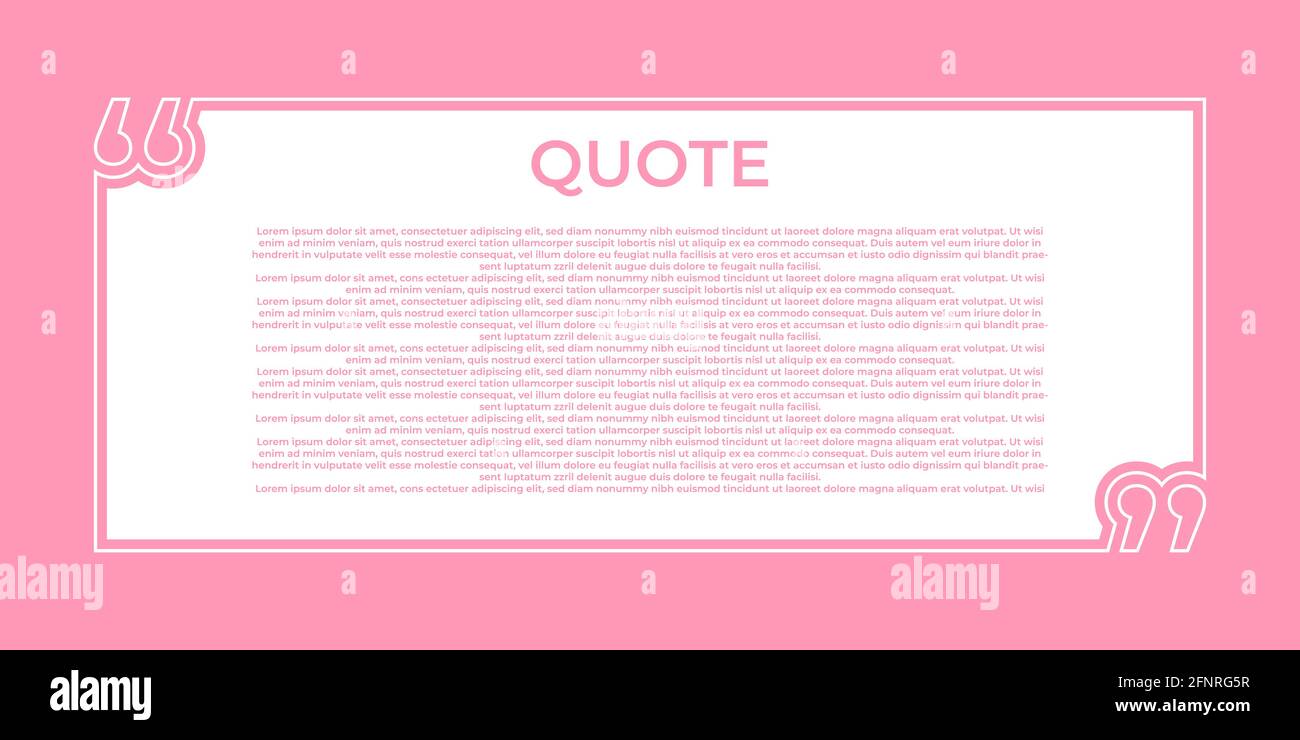 Illustration vector of quote background. Remark quote text box poster ...