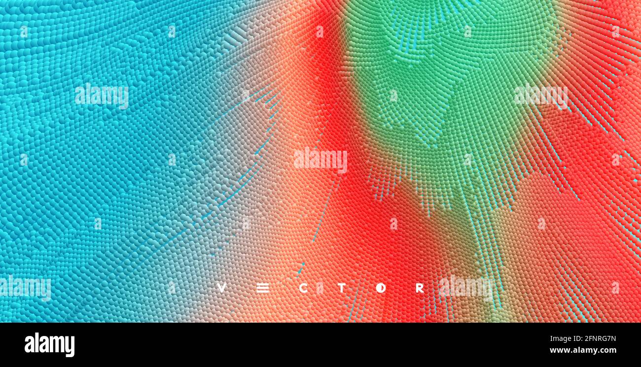 Liquid paint abstraction. Art design. Texture with dynamic particles ...