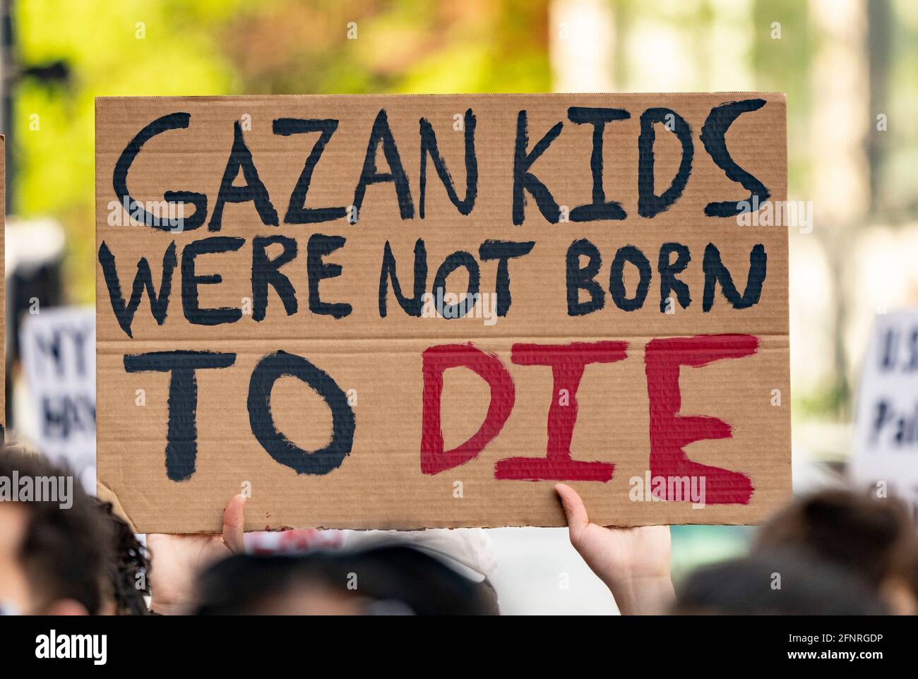 May 15, 2021, Copley Square, Boston, Massachusetts, USA: Pro Palestine ...