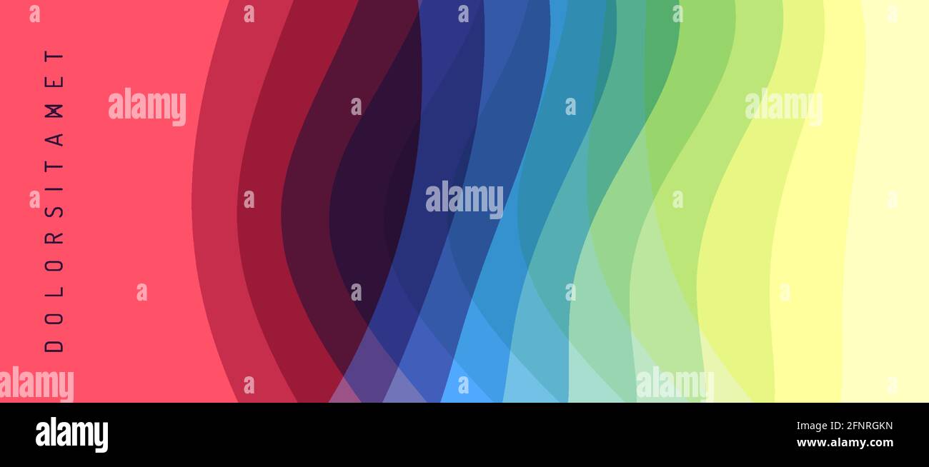 Abstract wavy background with dynamic effect. Modern screen design for ...