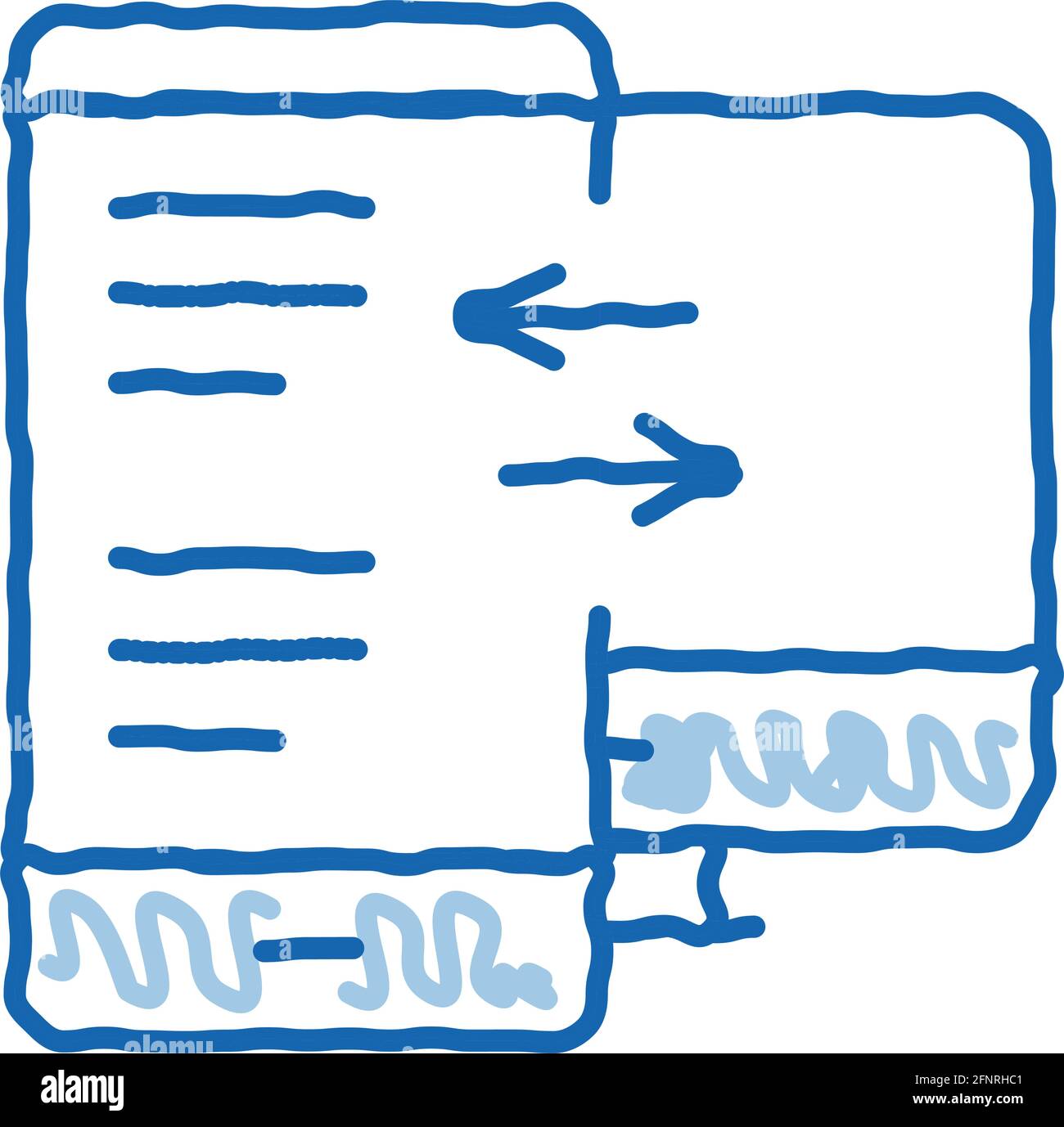 adaptive site for computer screen and phone doodle icon hand drawn ...