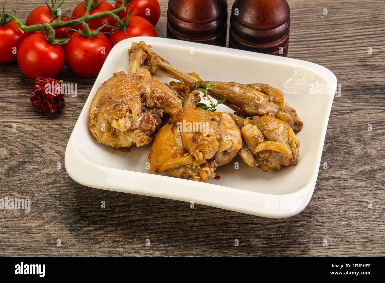 Rabbit stewed in red hi-res stock photography and images - Alamy