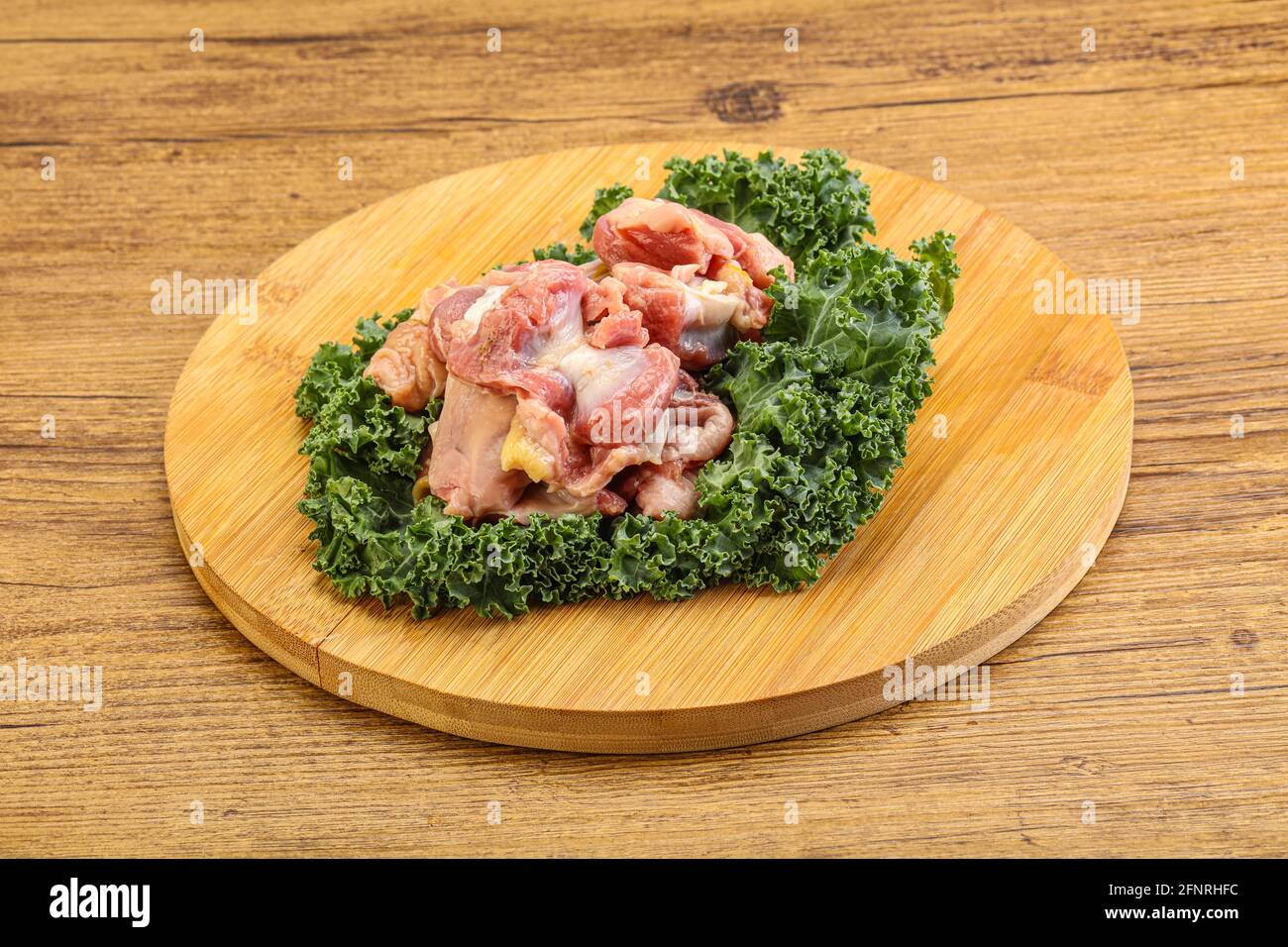 Raw tasty chicken stomach for cooking Stock Photo - Alamy