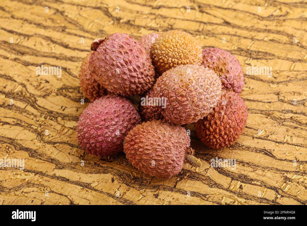 Tropical sweet exotic fruit lychee heap Stock Photo - Alamy