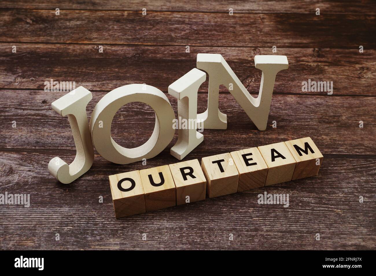 Join Our Team Word alphabet letters on wooden background Stock Photo ...