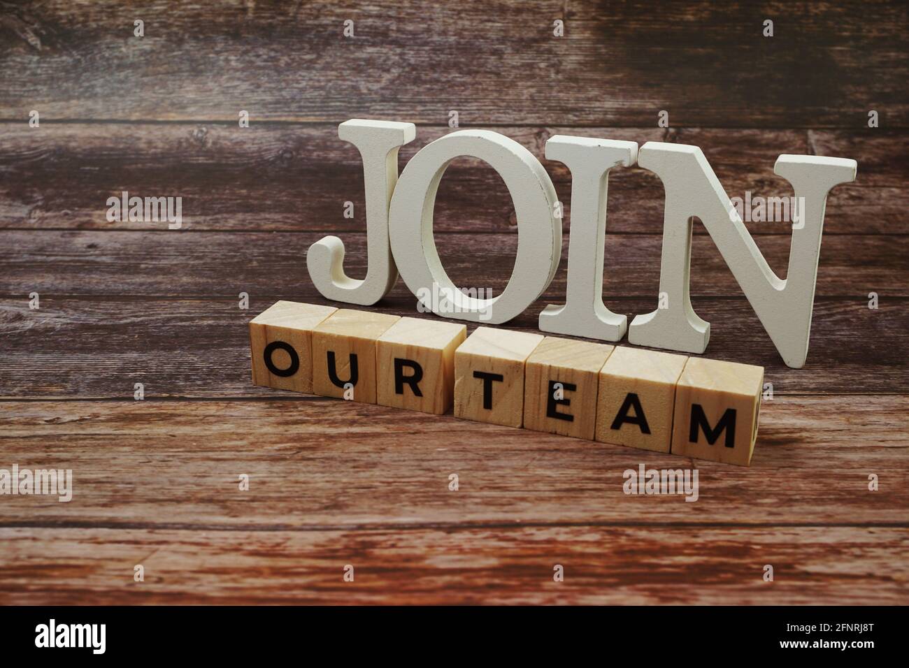 Join Our Team Word alphabet letters on wooden background Stock Photo ...