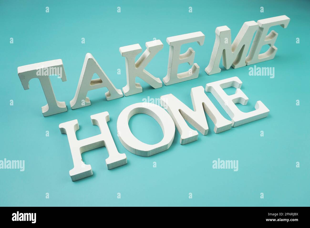 Take home alphabet letters hi-res stock photography and images - Alamy
