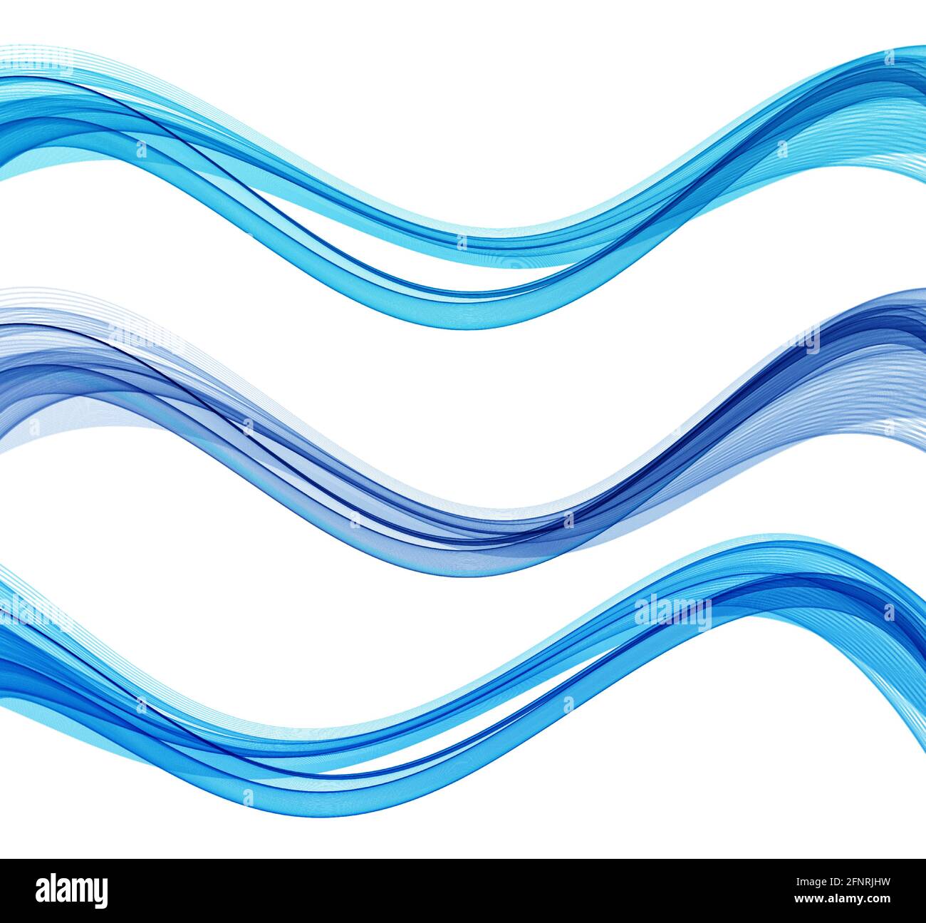 Vector abstract colorful flowing wave lines isolated on white ...